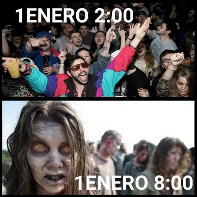 Imágenes y memes graciosos para felicitar el Año Nuevo 2024 por WhatsApp