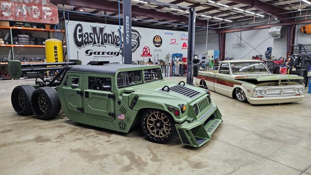 ¿Nos hemos vuelto locos o qué? Un Humvee 6x2 con motor de Hellcat